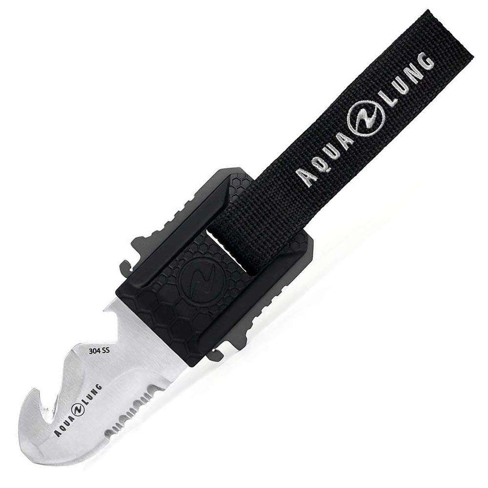 Aqua Lung Micro Squeeze Lock Knife, Blunt Tip — Treshers